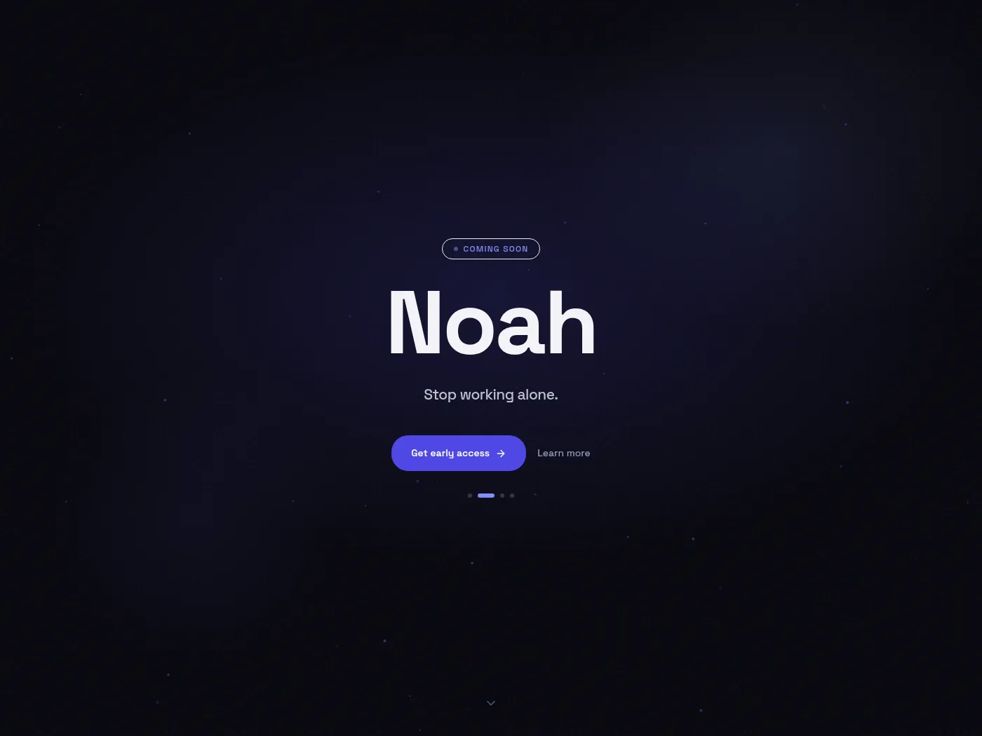 NoahIA Landing Page