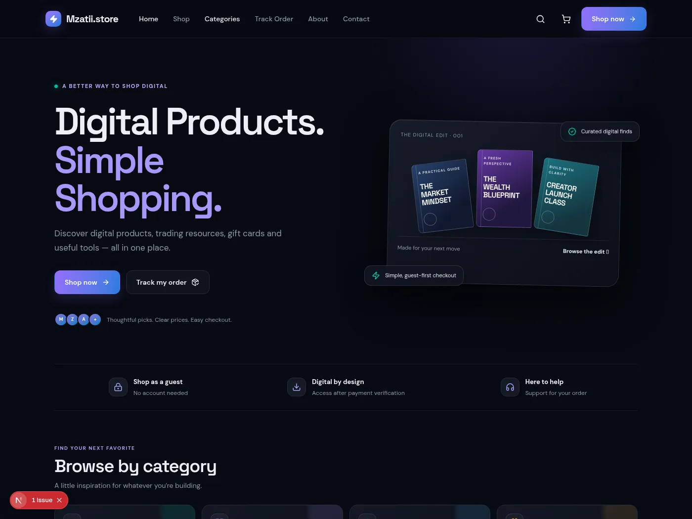 Mzatii.store Digital Marketplace
