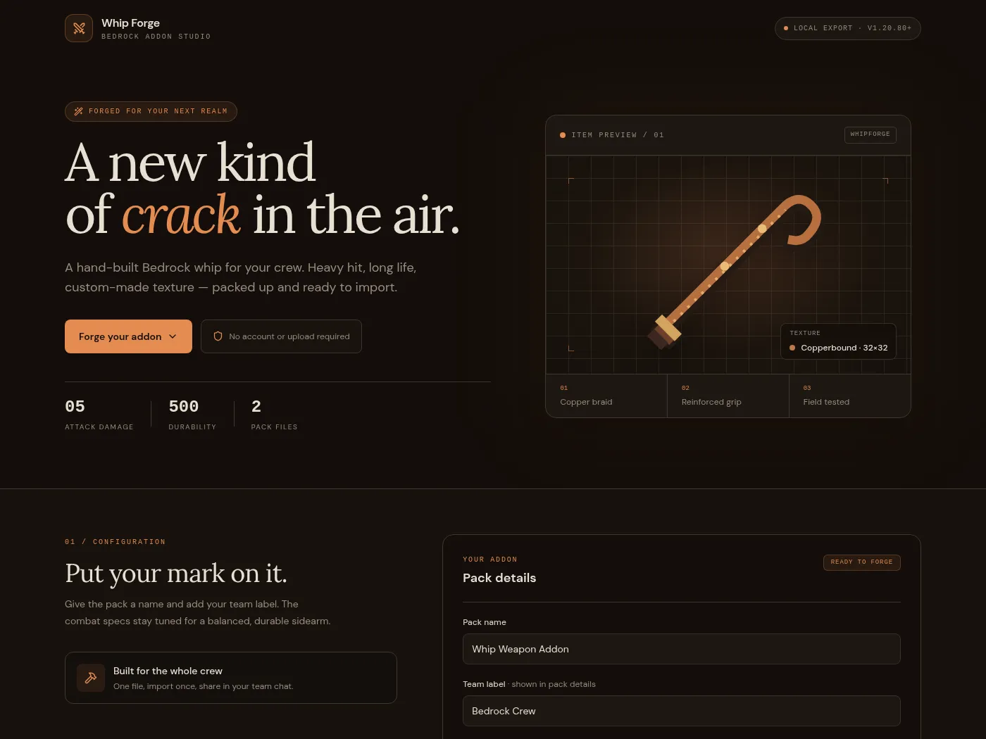 Whip Weapon Addon