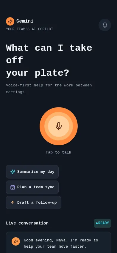 Gemini Voice Assistant