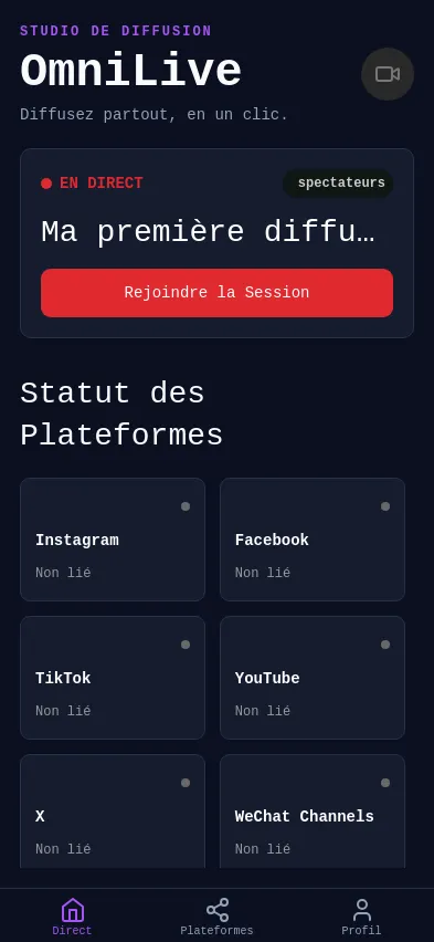 GénèreApp Mobile