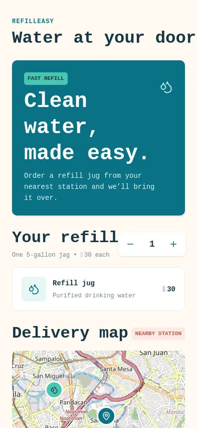 Bukidnon water refilling
