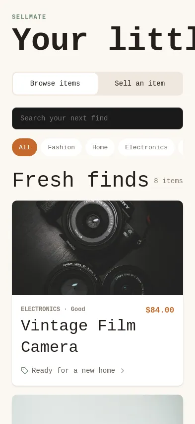 SellMate Mobile