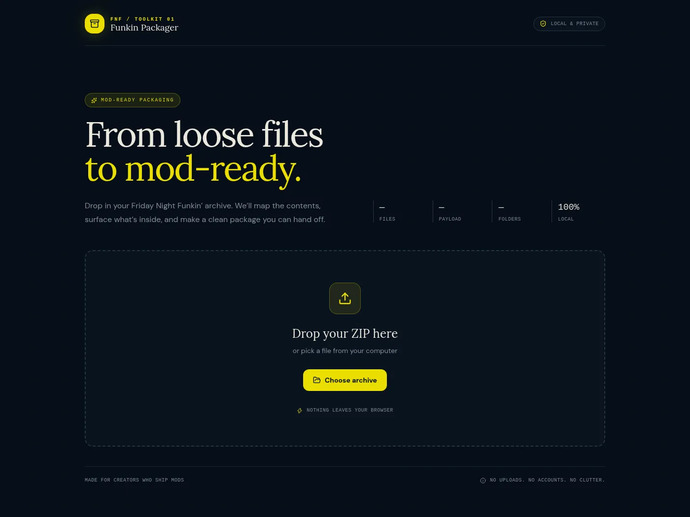 Funkin Asset Organizer