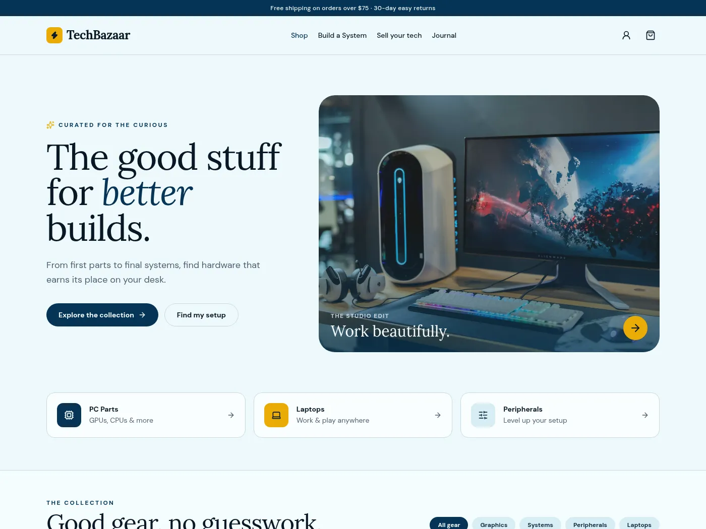 TechBazaar Online Store