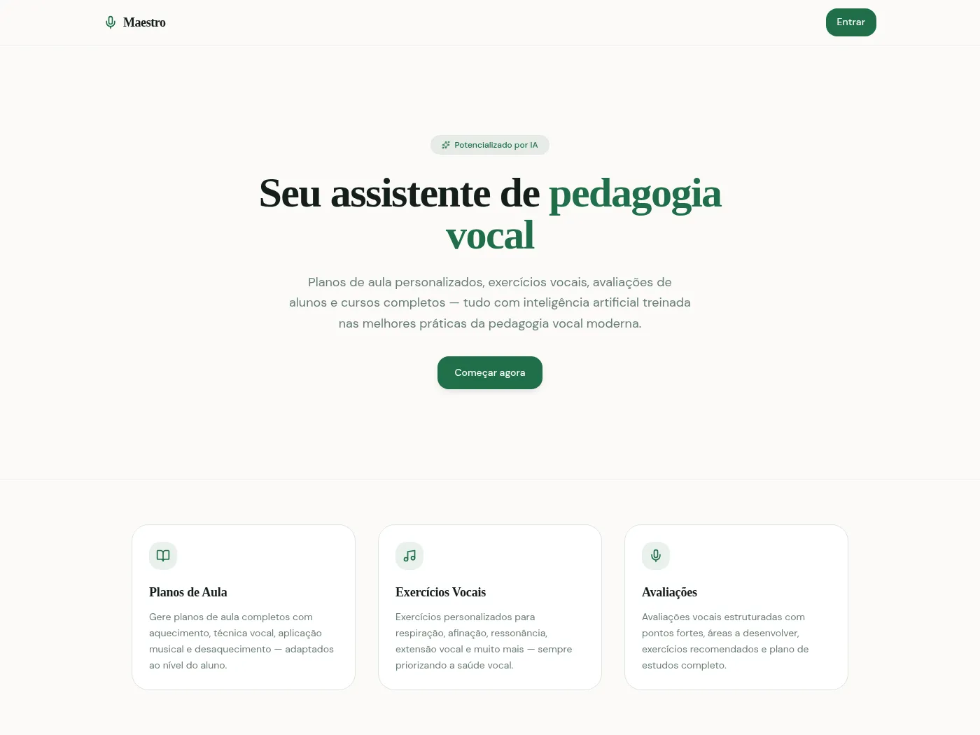 Maestro Vocal Coach