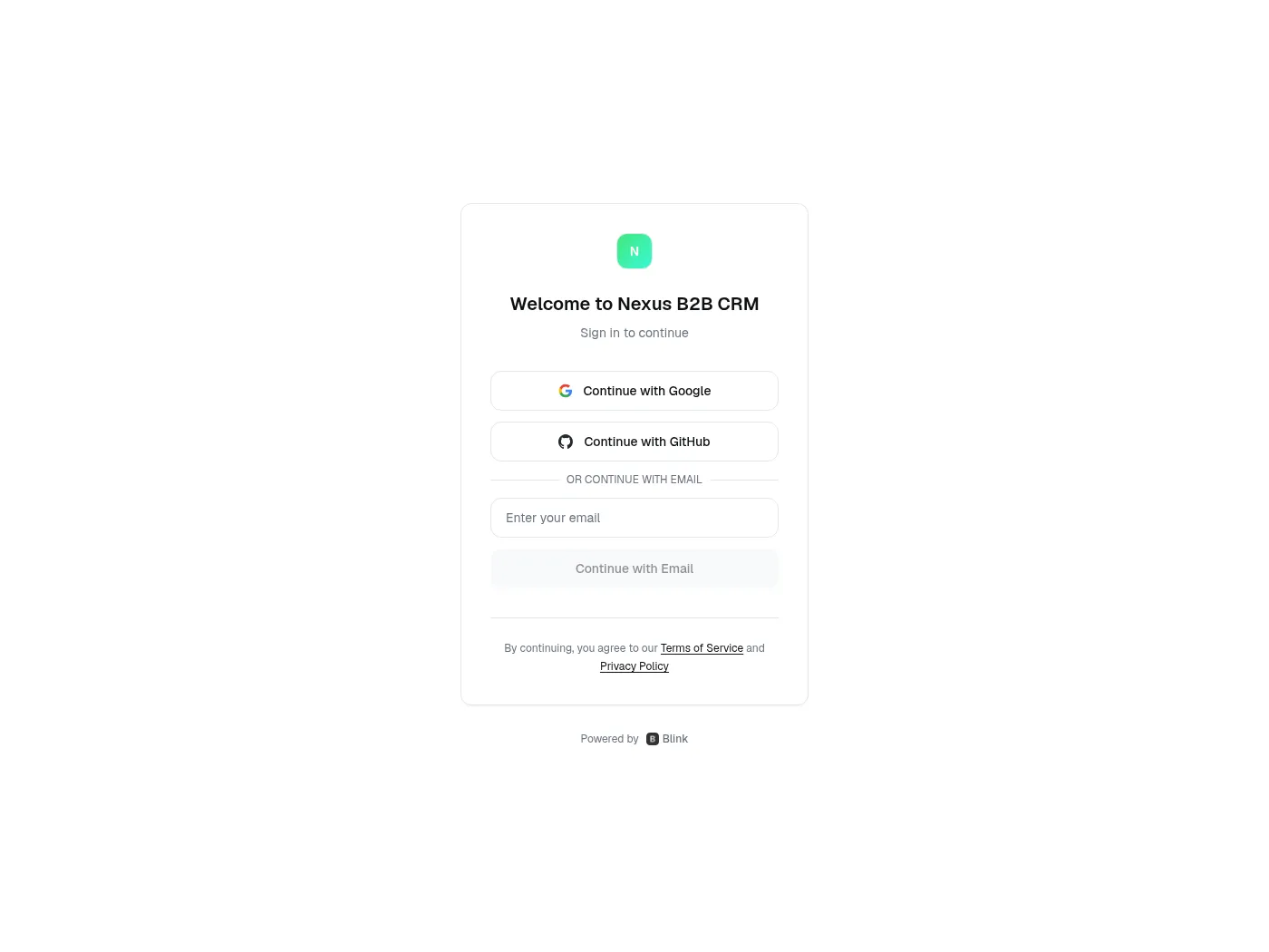 Nexus B2B CRM