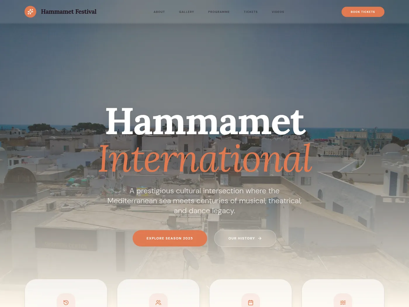 Festival Experience Page