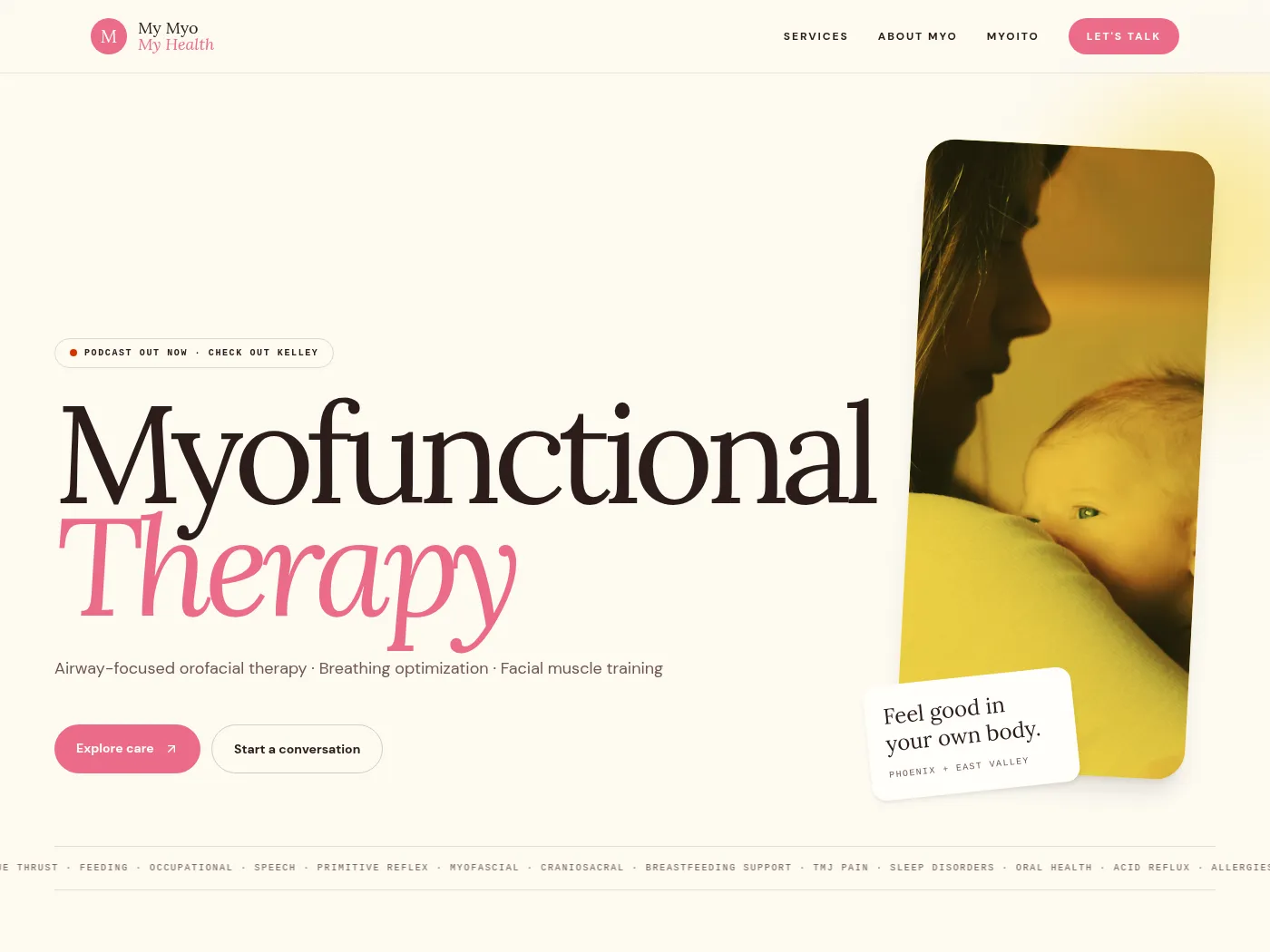 Myo Health Wellness Site