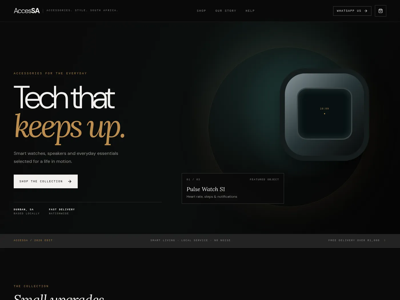 AccesSA Shop Website