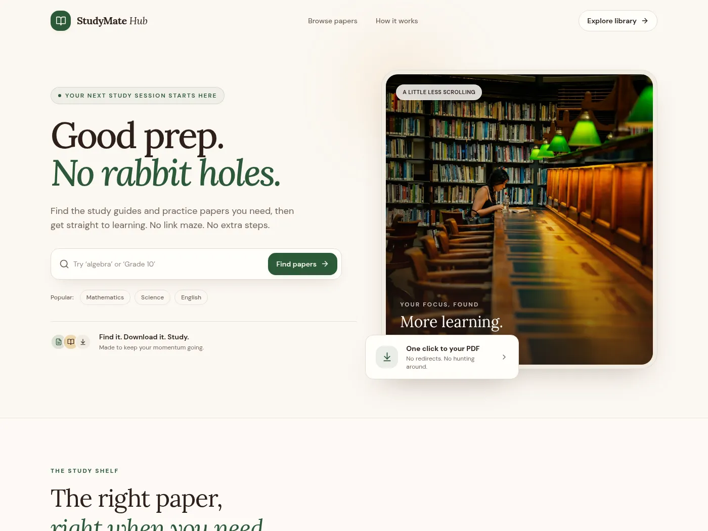 StudyMate Hub