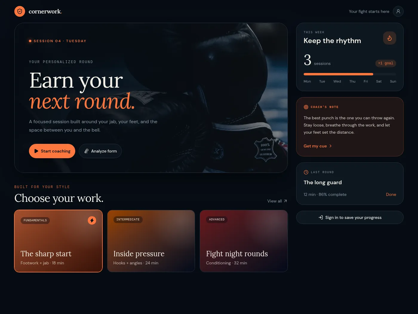Boxing Coach AI