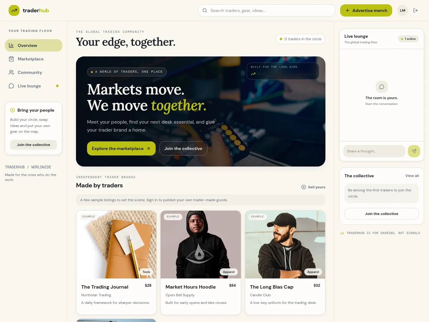 TraderHub Marketplace