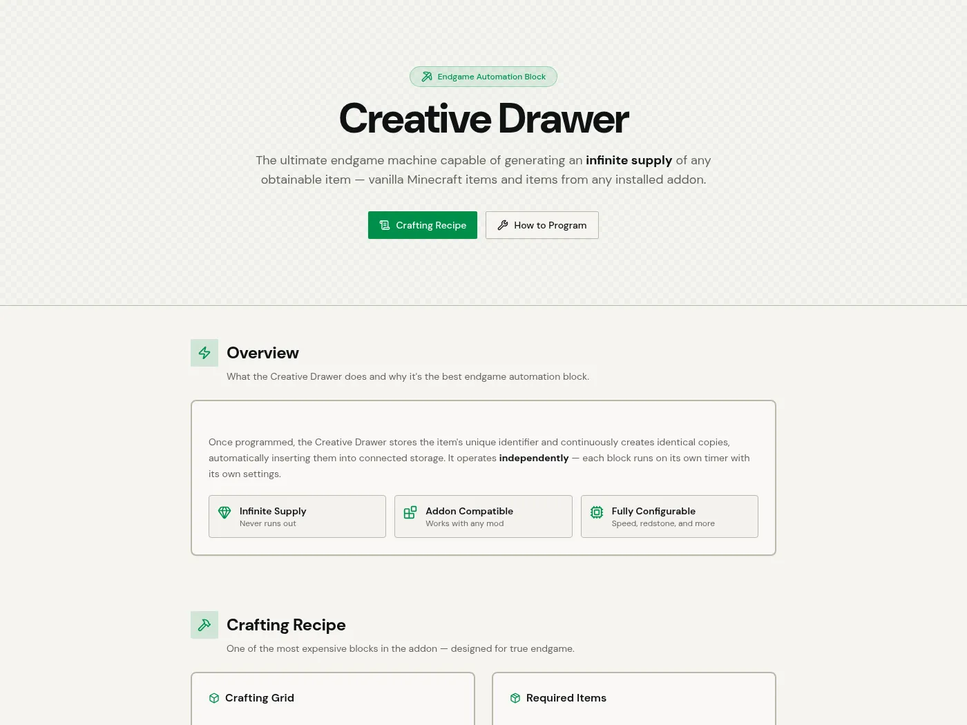 Creative Drawer Machine