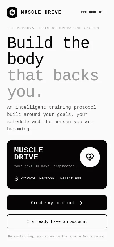 Muscle Drive Fitness App