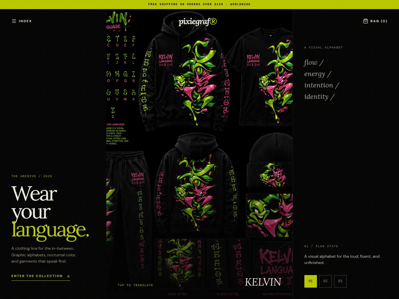 Pixiegraf Clothing Site
