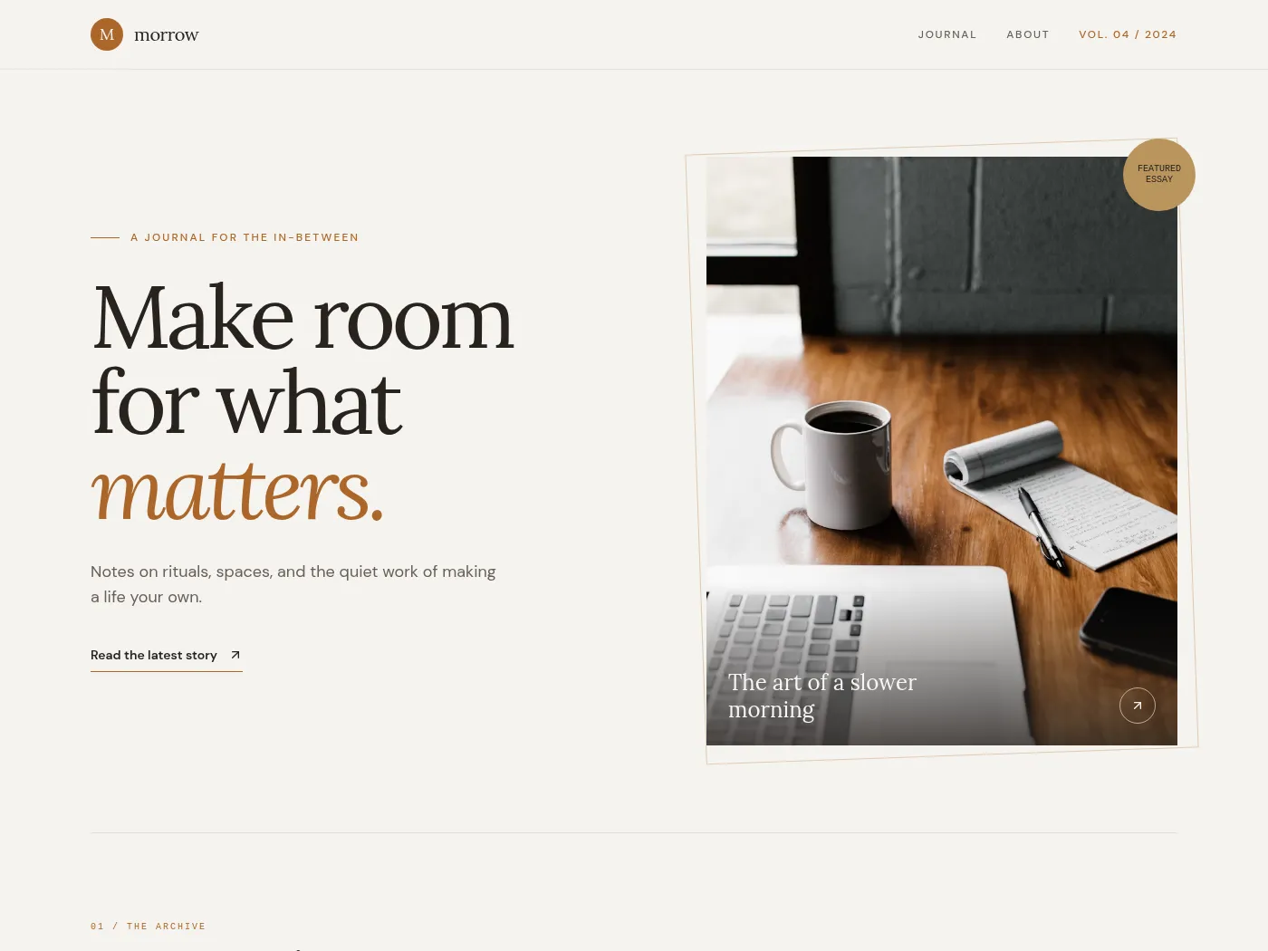 Mini Blog Space