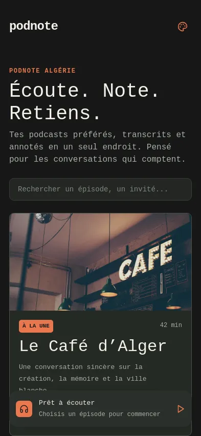 PodNote Algérie Plus