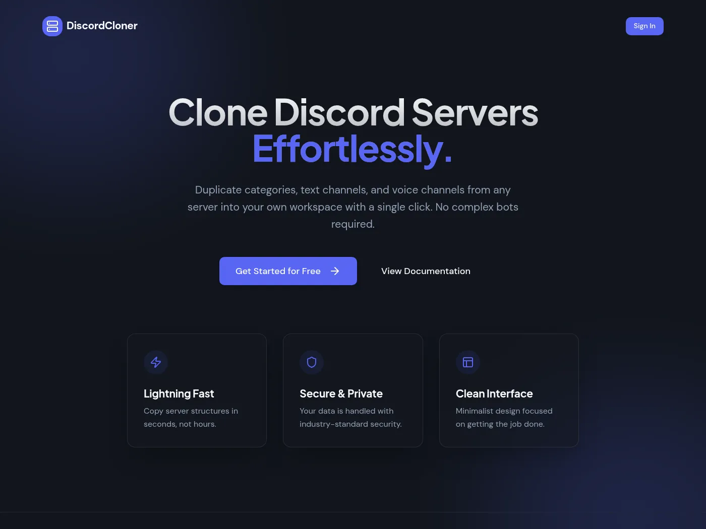 Discord Server Copier