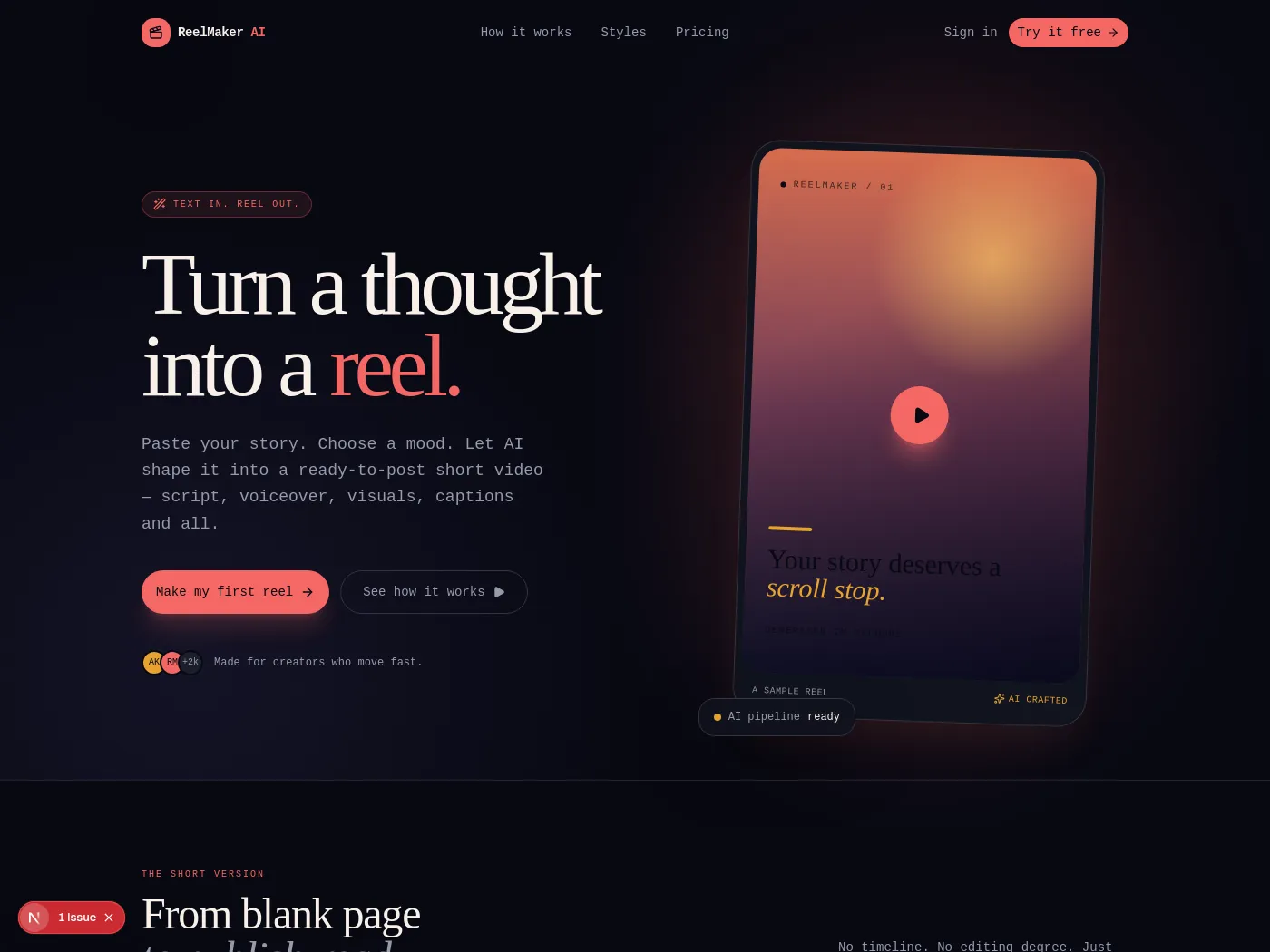 ReelMaker AI