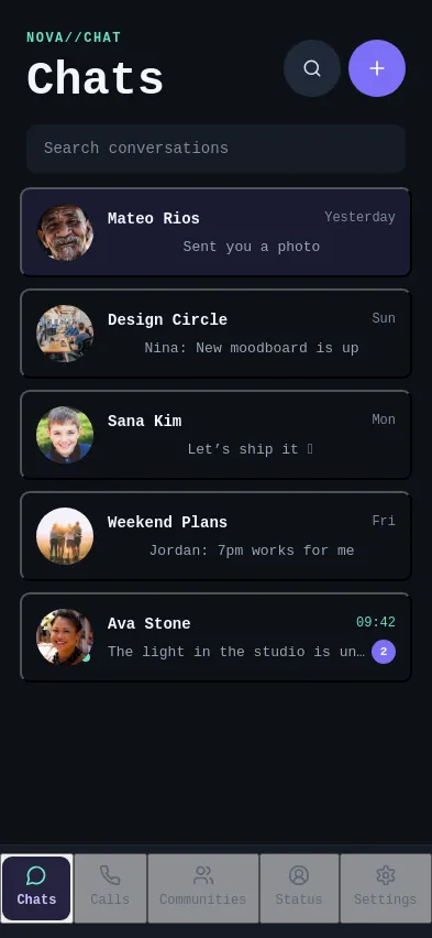 NovaChat Messenger