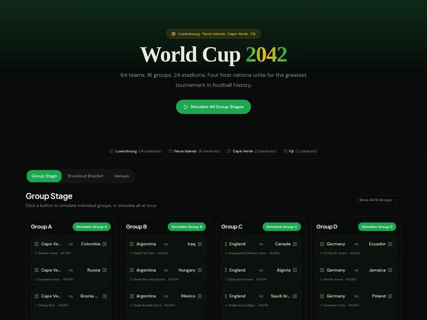 World Cup 2042 Game