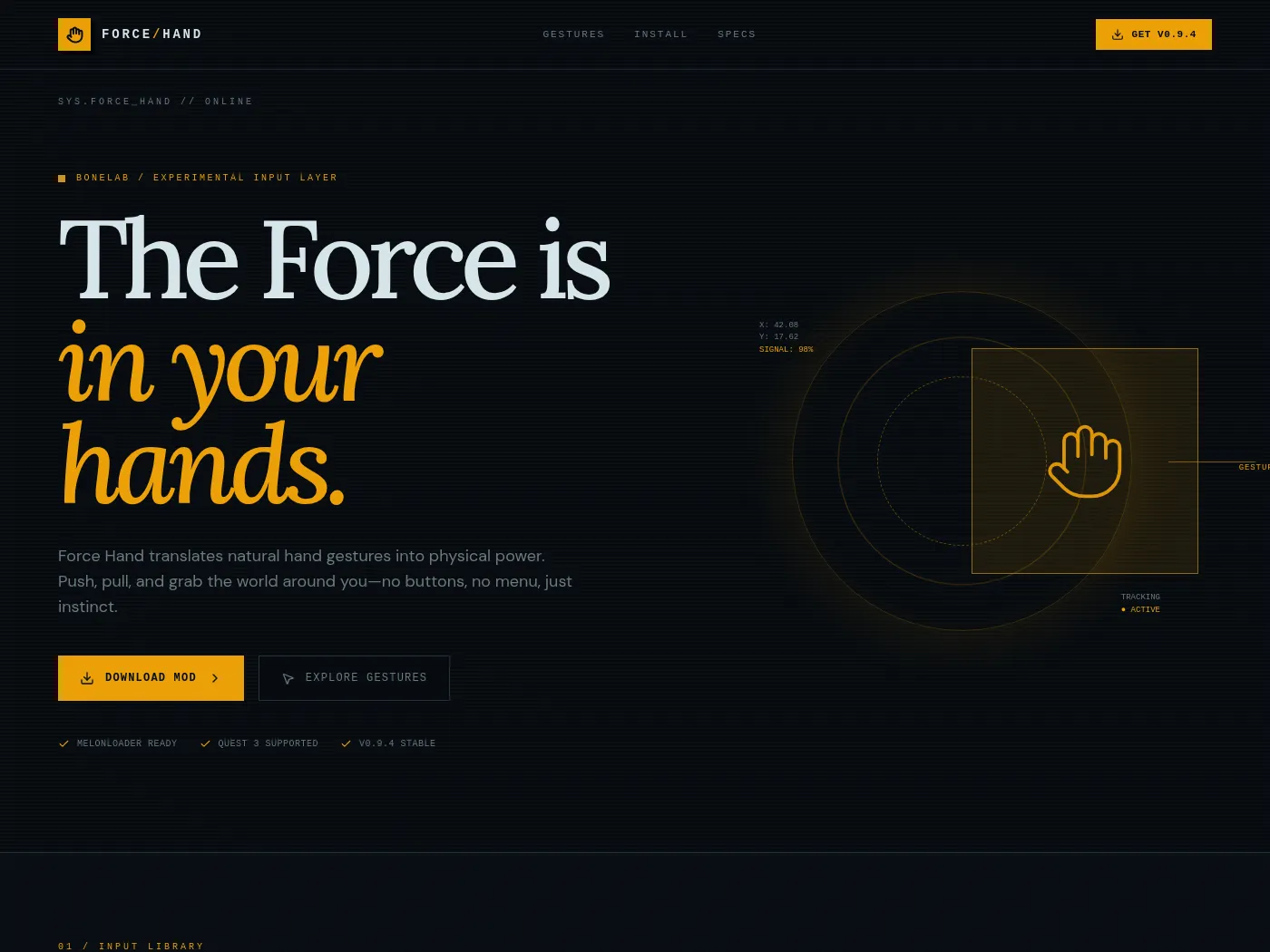 Force Hand Mod