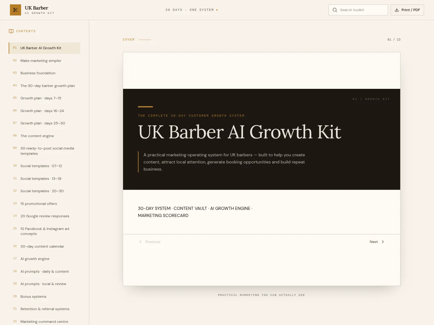 Barber Toolkit Pro