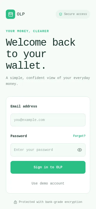 OLP Wallet Prototype