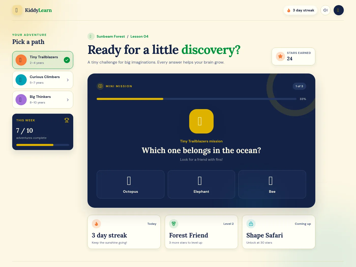 KiddyLearn Adventure