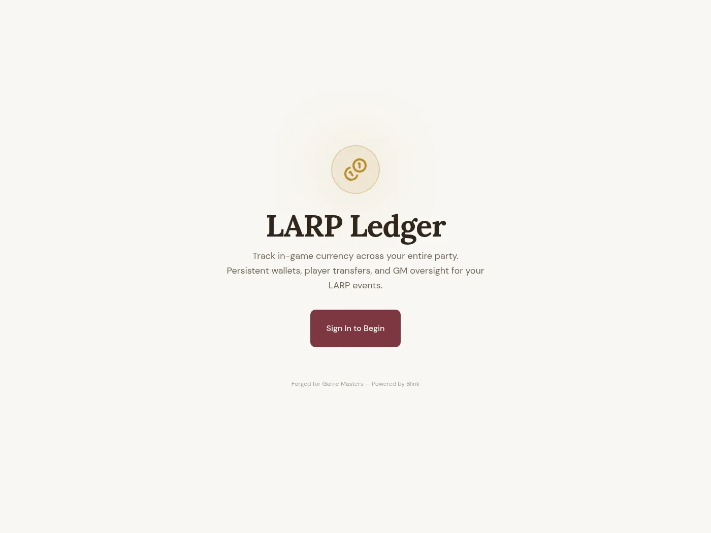 LARP Ledger