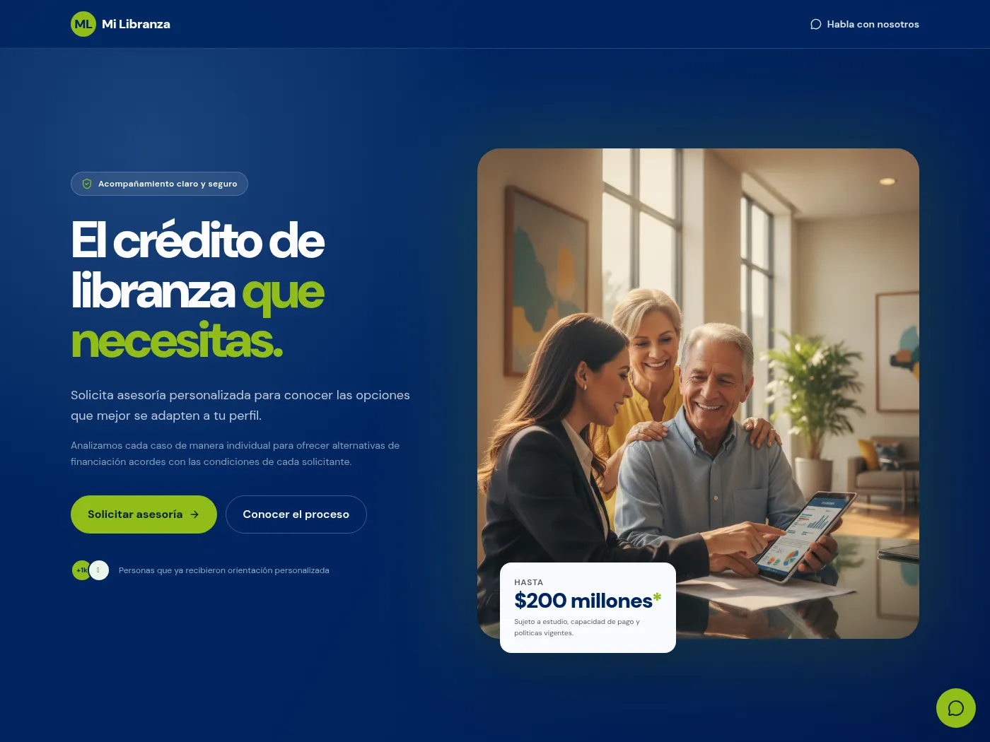 Mi Libranza Landing Pro