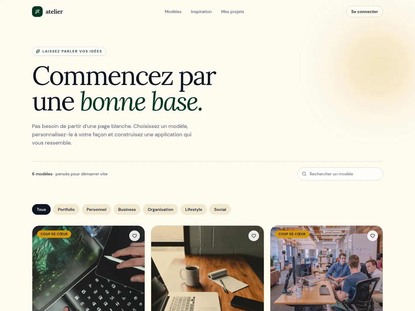 App Création Facile