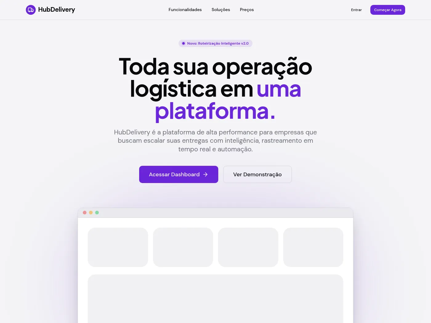 HubDelivery SaaS Platform