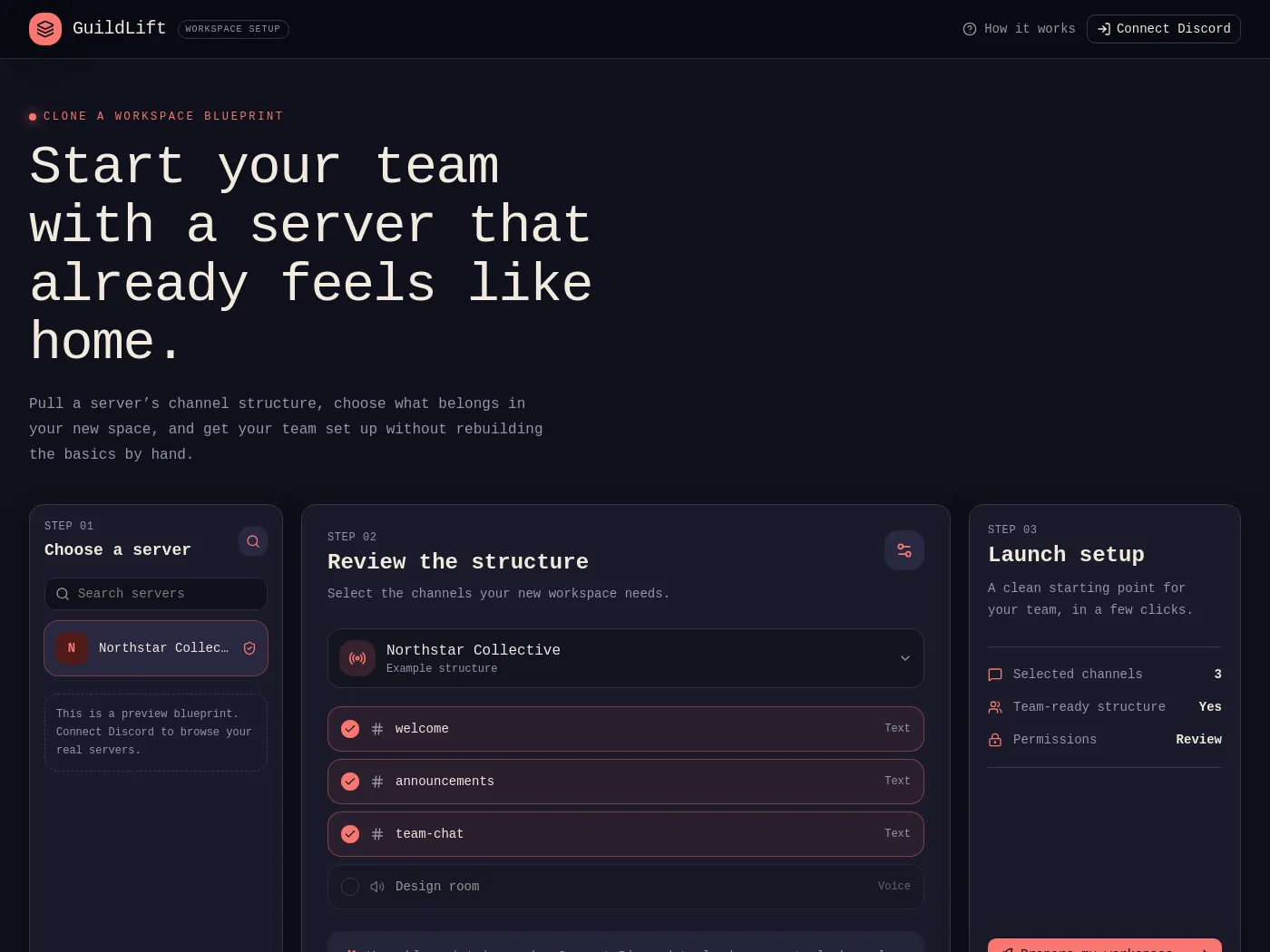Discord Server Cloner