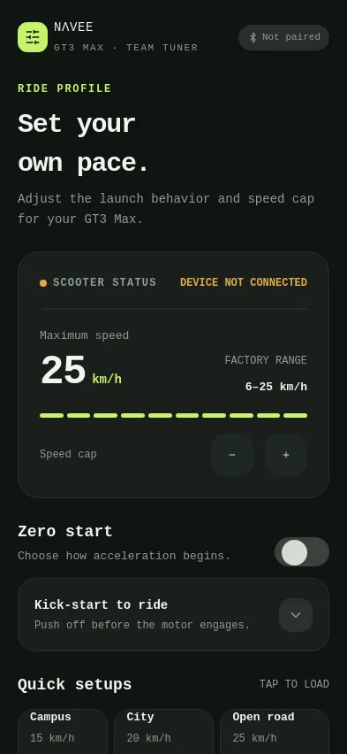 Navee GT3 Tuner