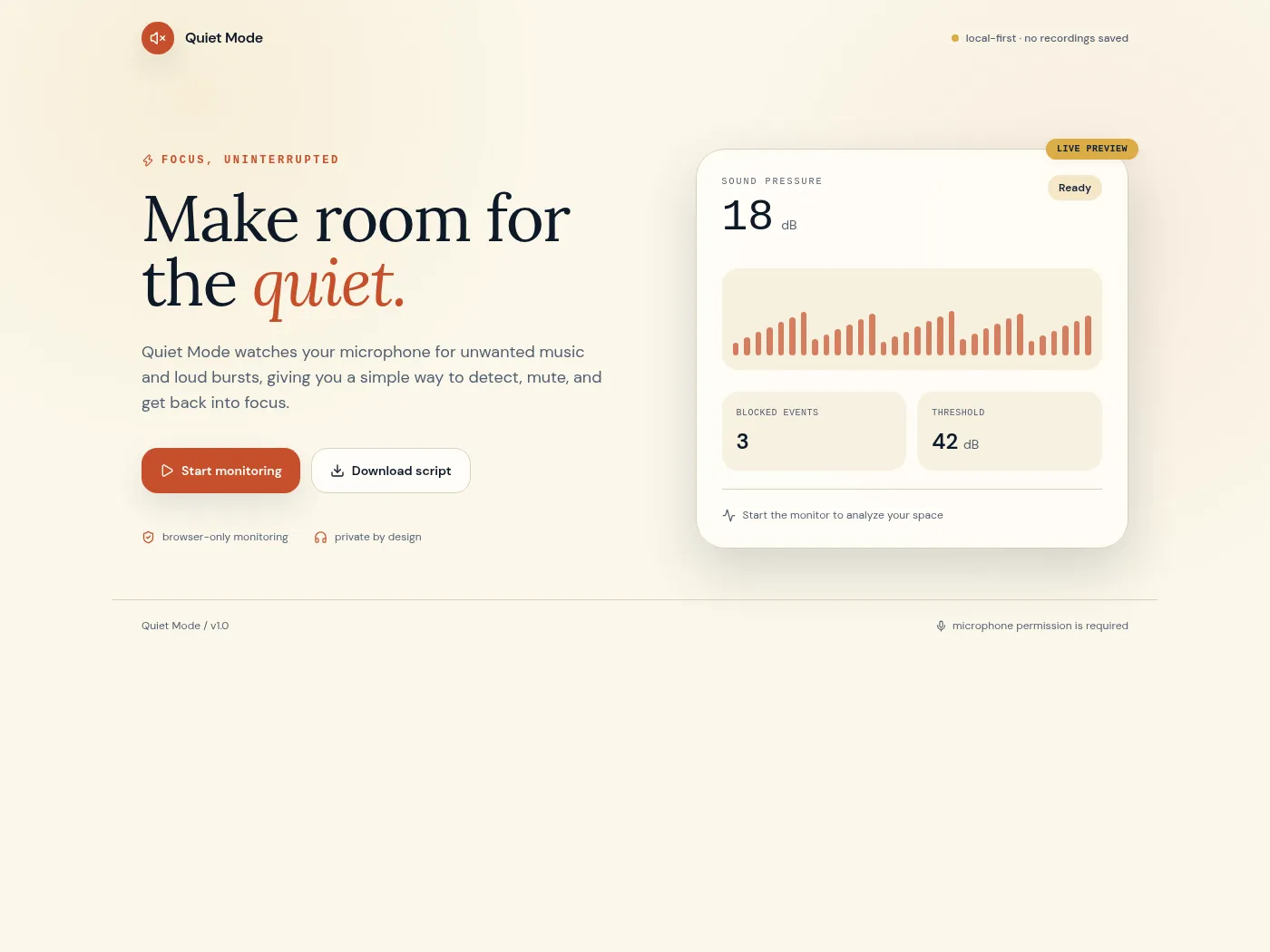 Noise Blocker Script