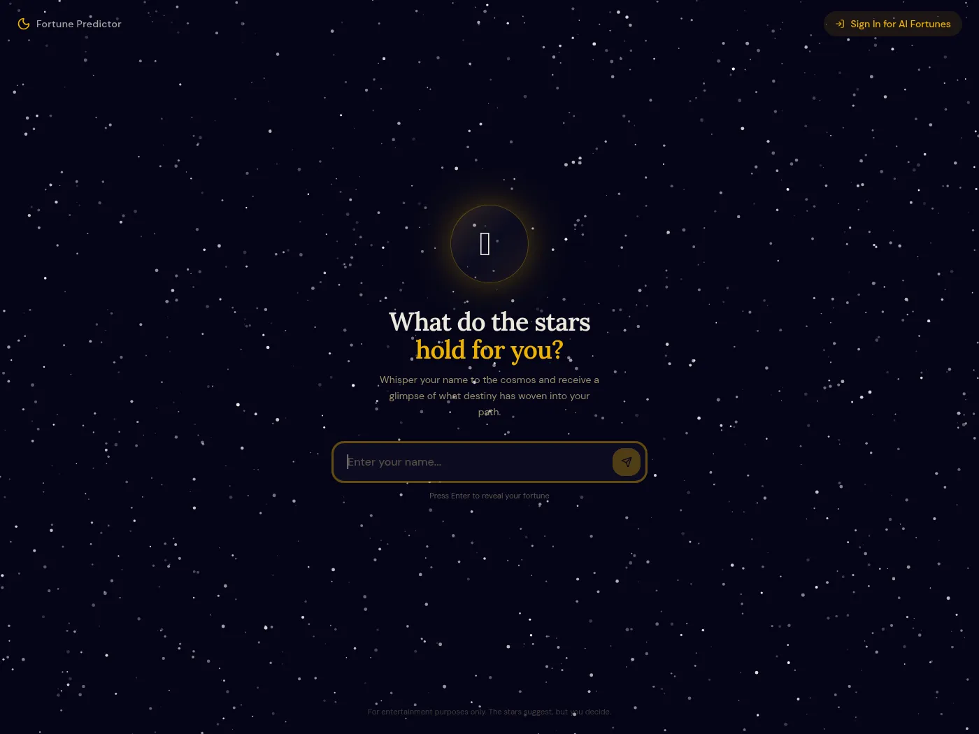 Fortune Predictor Web