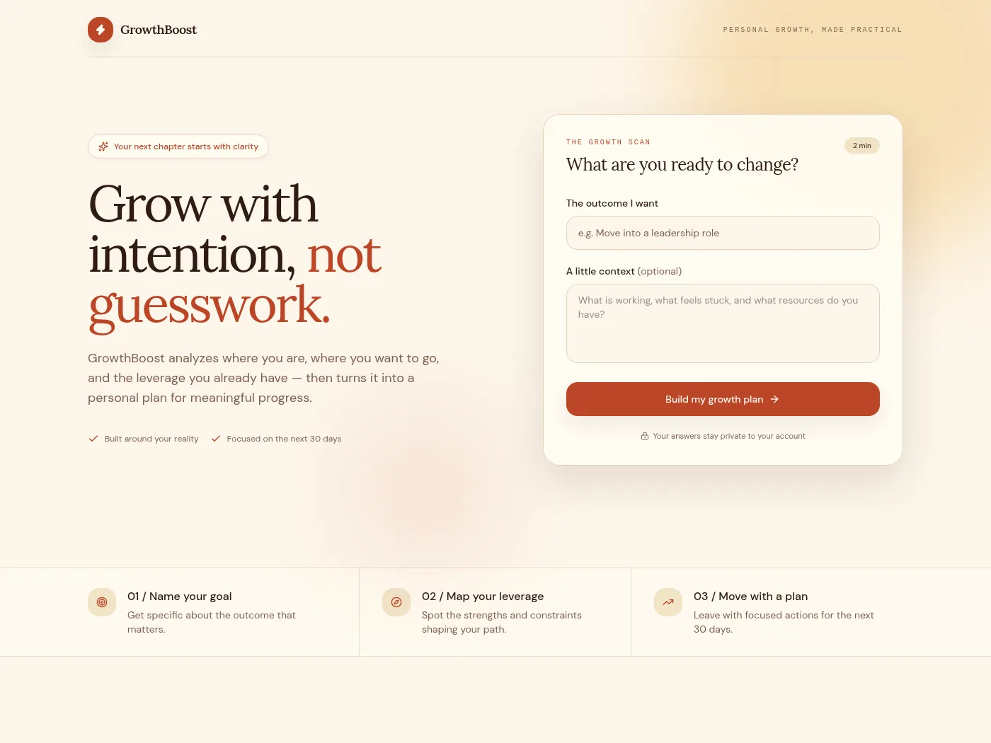 GrowthBoost Planner