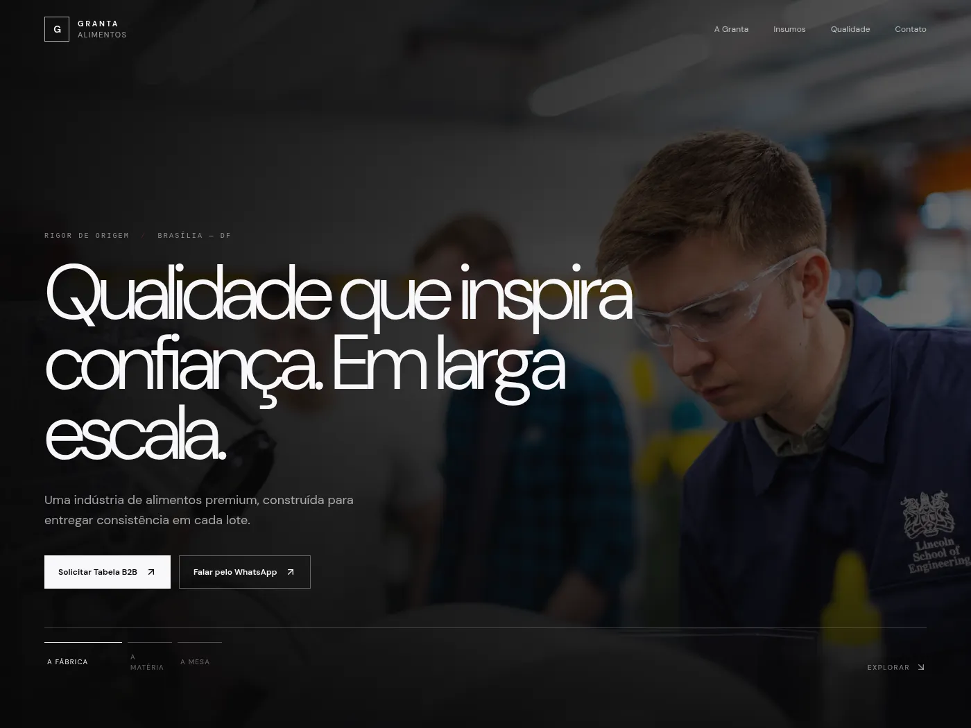 Granta Alimentos Site