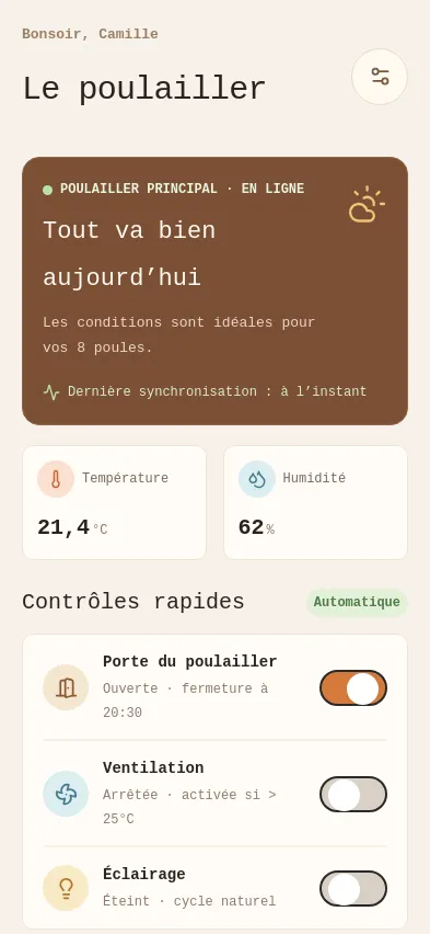 Smart Chicken Coop App
