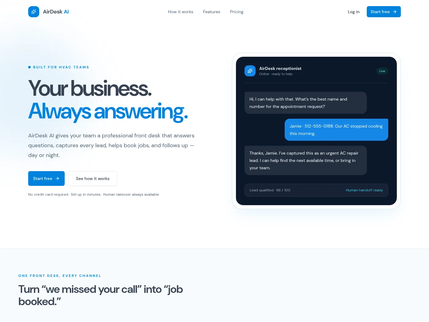 AirDesk AI SaaS