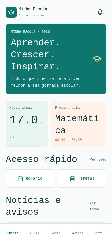 Minha Escola App