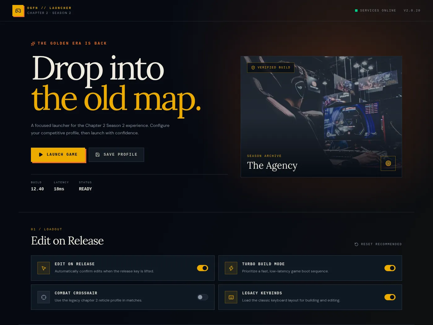 OGFN Game Launcher
