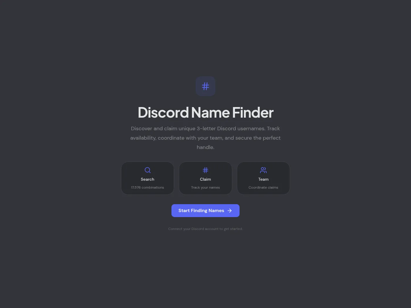 Discord Name Finder