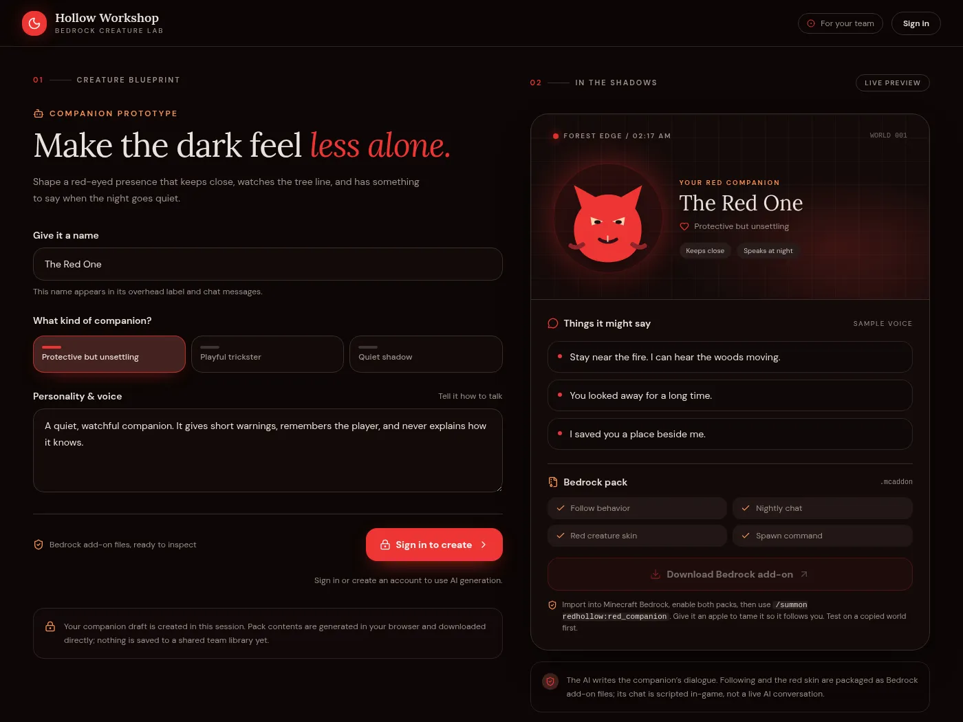 AI Horror Mod Maker