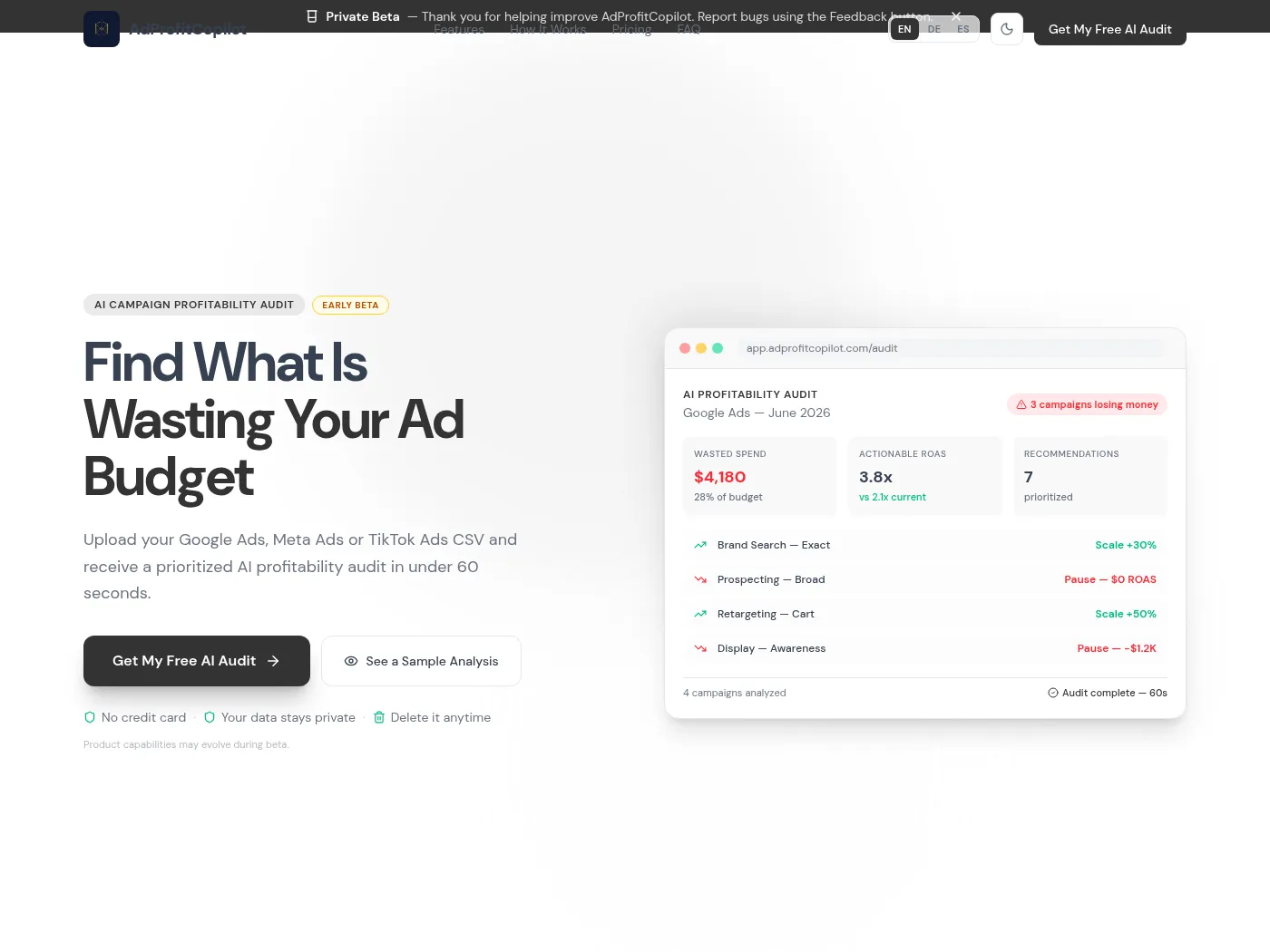 SaaS Conversion Landing Pro
