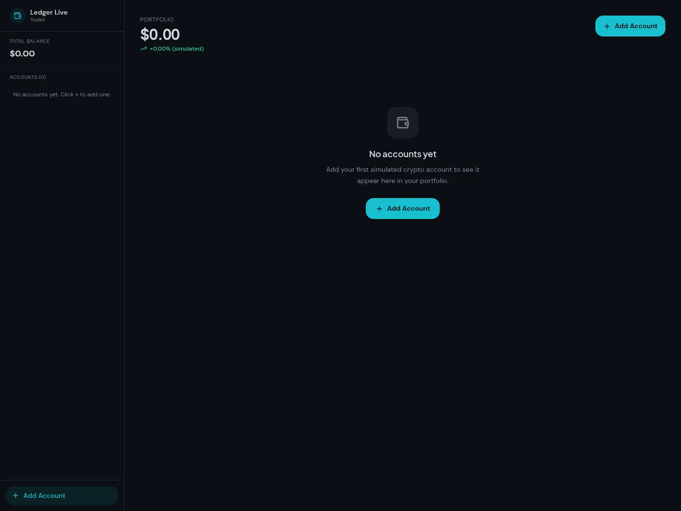 Ledger Live Toolkit