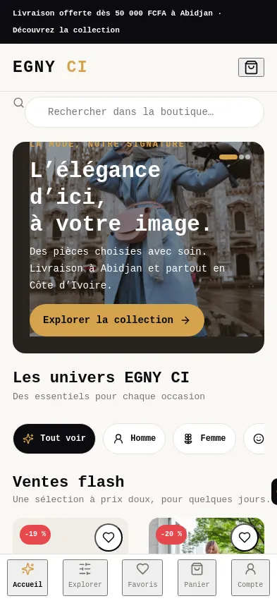 EGNY CI Mobile Shop