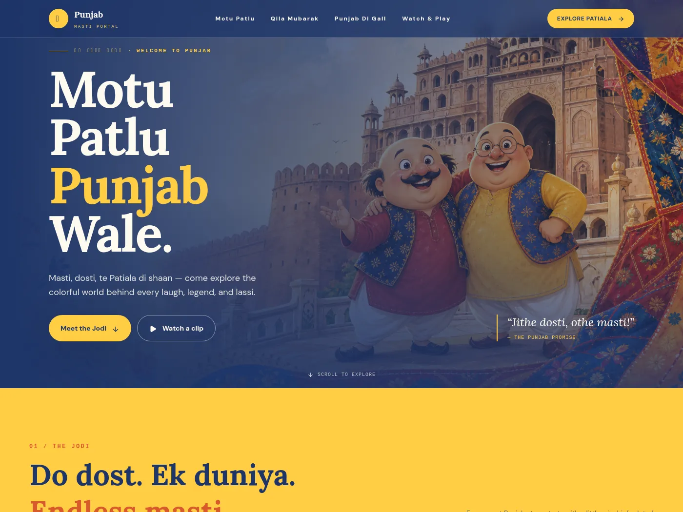 Motu Patlu Punjab Portal